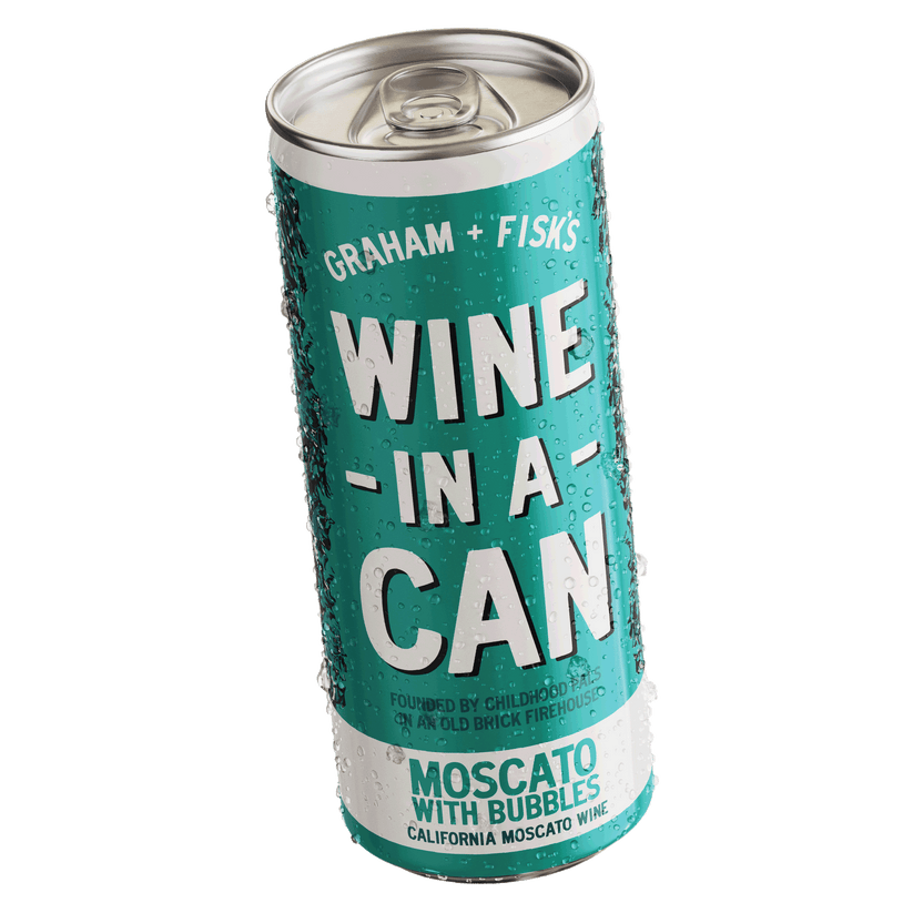 Moscato with Bubbles – Graham + Fisk's Wine-In-A-Can